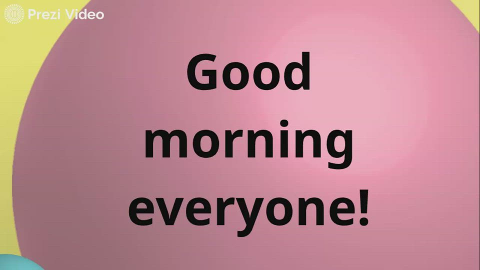 Good morning everyone! by antonia carvajal on Prezi Video