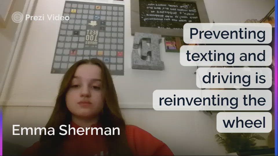 Preventing texting and driving is reinventing the wheel by Emma Sherman ...