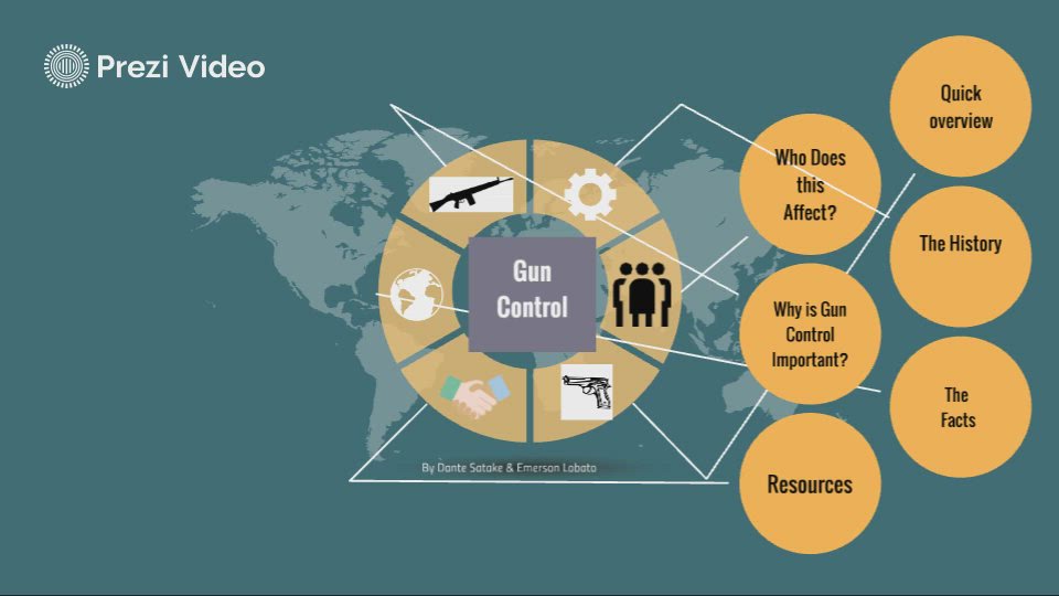 Gun Control Prezi- Dante and Emerson by Emerson Lobato on Prezi Video