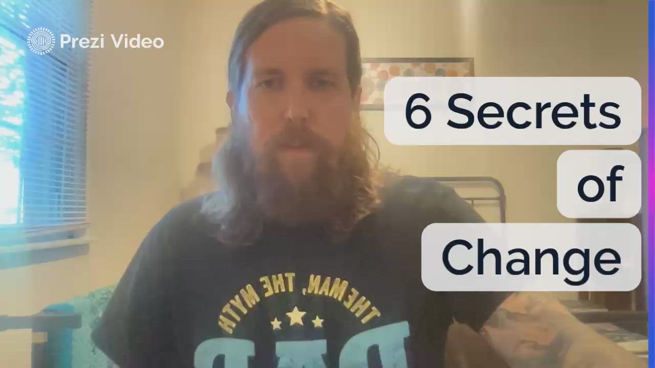 6 Secrets of Change by Blake D Hash on Prezi Video