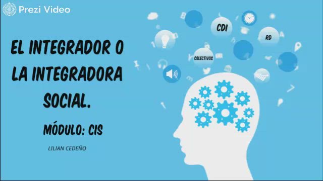 El integrador o la integradora social by Lily Cedeño on Prezi Video