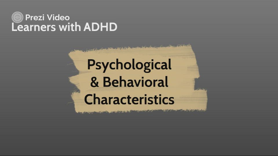 Barkley's Model of ADHD by lama Mahmoud on Prezi Video