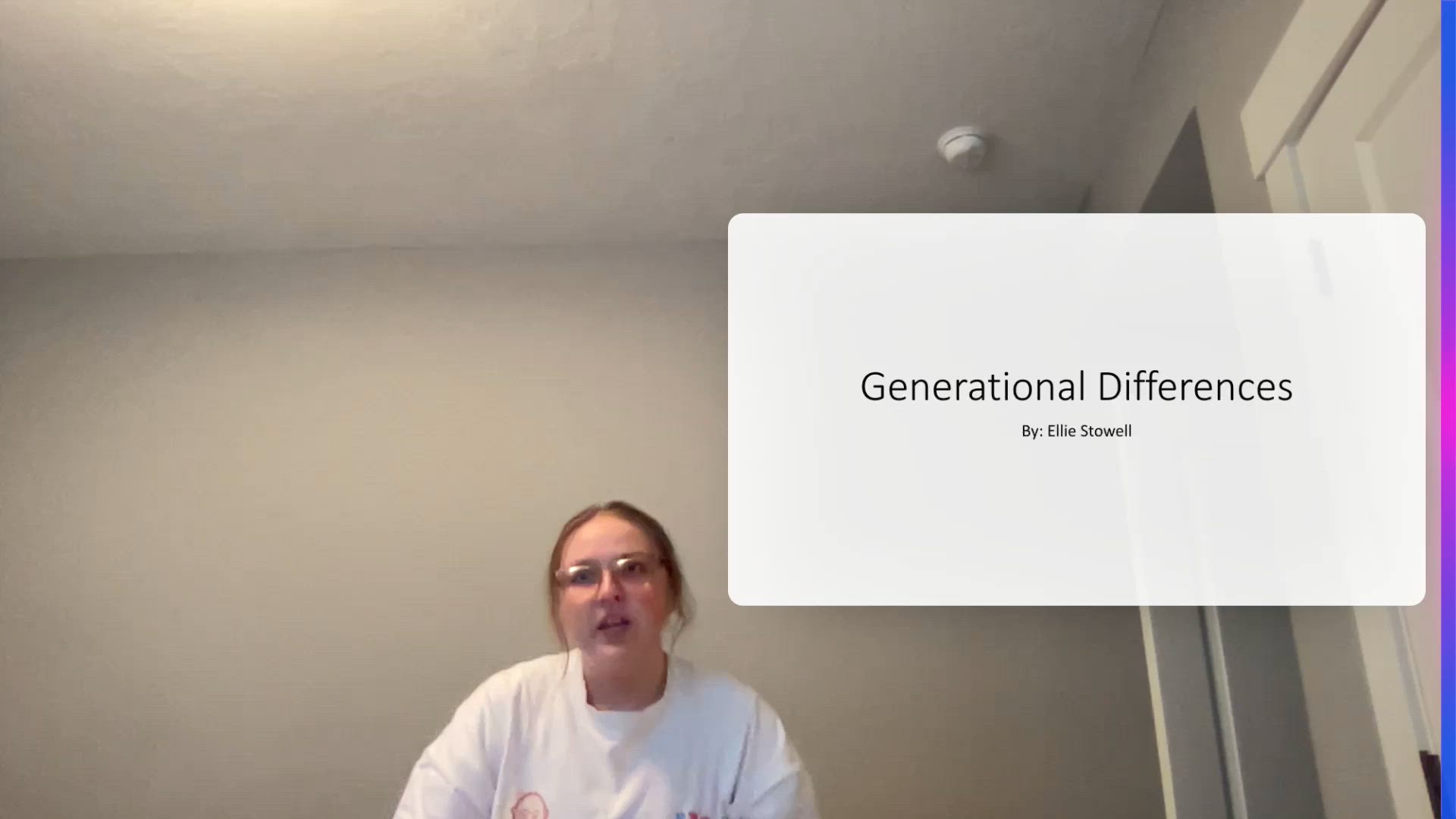 Informational Speech by Ellie Stowell on Prezi Video