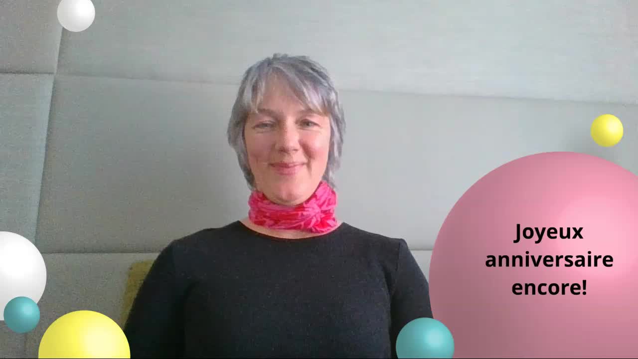 Joyeux anniversaire encore! by Madame Carmen Higgins on Prezi Video