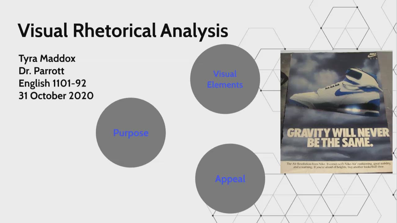 Visual Rhetorical Analysis by Tyra Maddox on Prezi Video