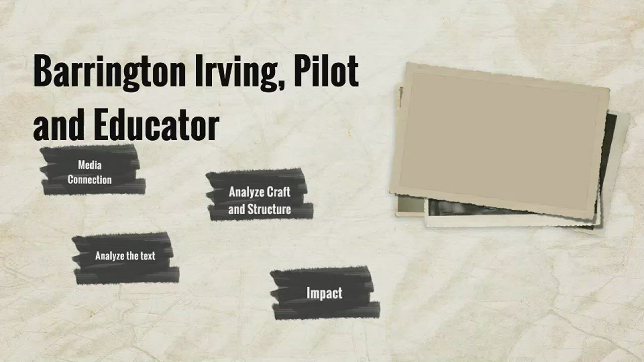 Lesson 2: Barrington Irving, Pilot and Educator_Analyze the Text by ...