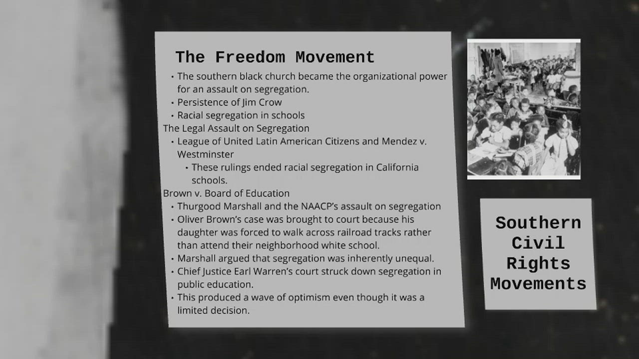 Unit 7: Cold War and Civil Rights, 1945-1980s part 8 by Richelle Martin ...