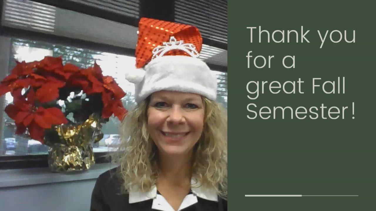 Thank you for a great Fall Semester! by Erick Estrada on Prezi Video