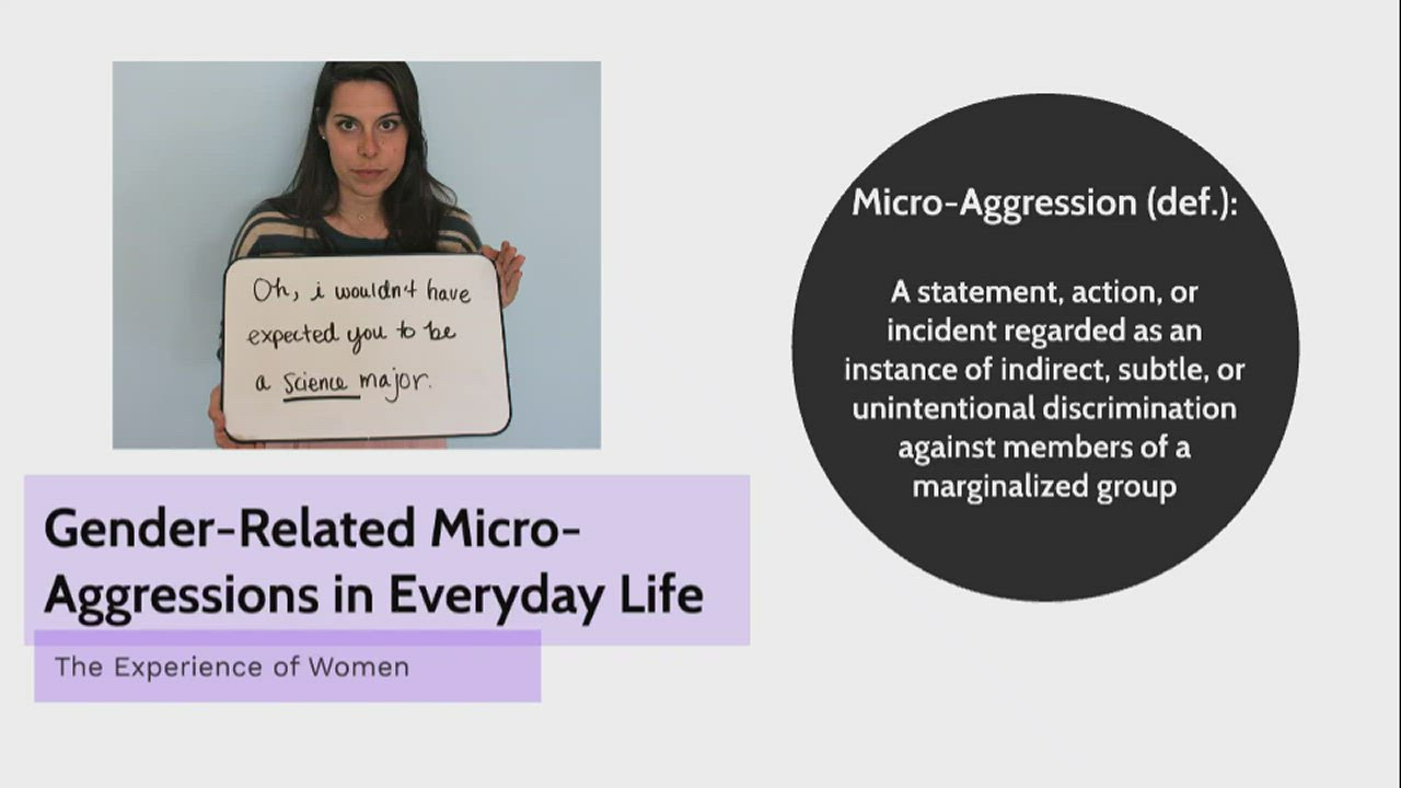 Gender-Related Micro-Aggressions in Everyday Life by Kaitlyn Viola on ...