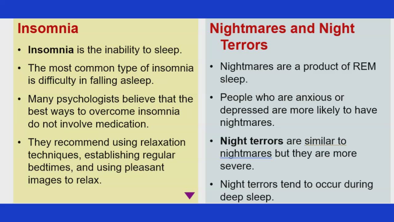 Psychology : Sleep and Dreams Part 2 by Teacher MAS on Prezi Video