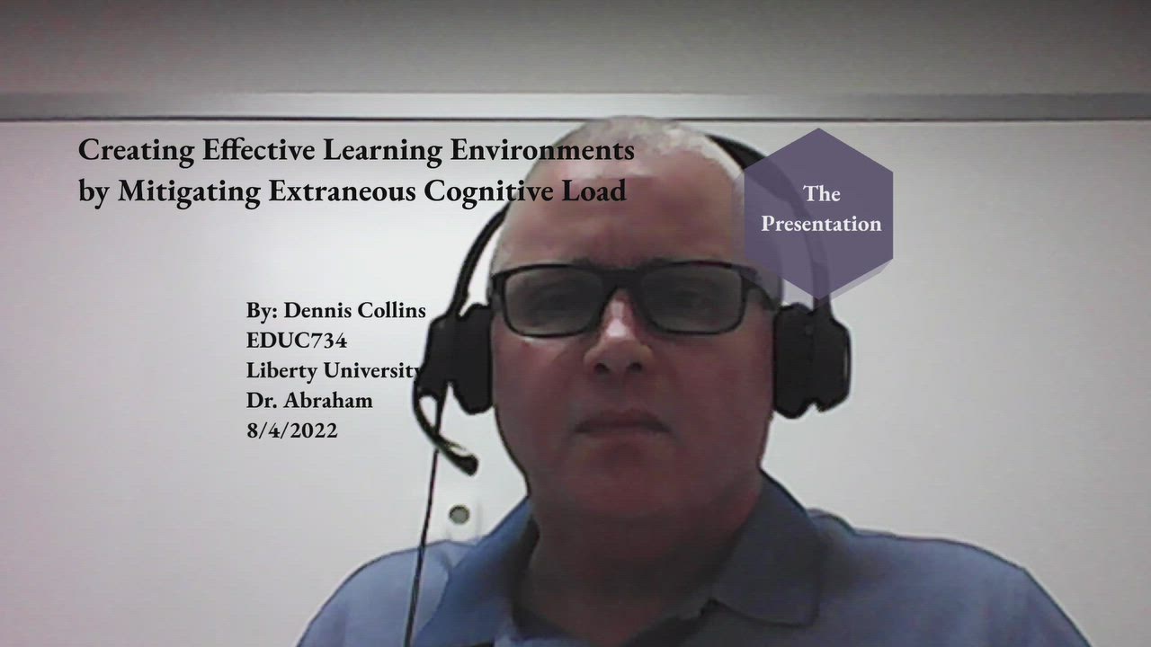 Creating Effective Learning Environments by Mitigating Extraneous ...