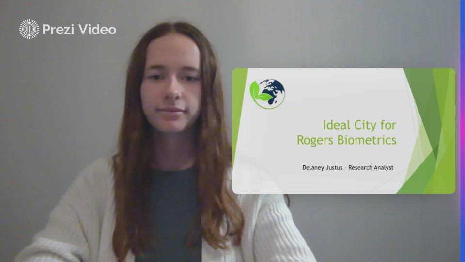 Rogers Biometrics Final Presentation by delaney justus on Prezi Video