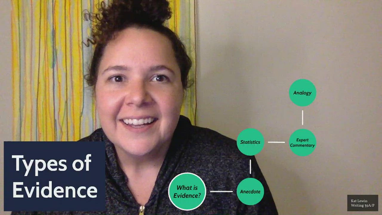 Types of Evidence: Expert Commentary & Analogy by Kat Lewin on Prezi Video