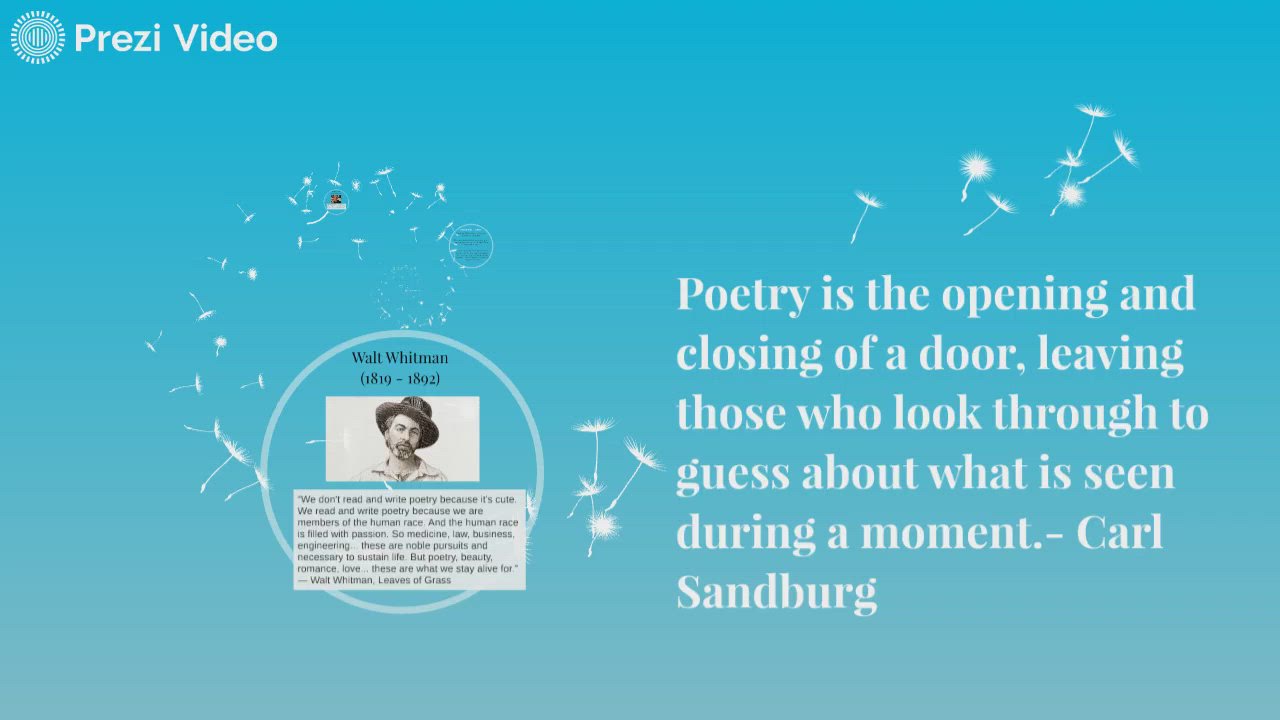 Understanding and Close Reading Poetry by Susan Cook on Prezi Video