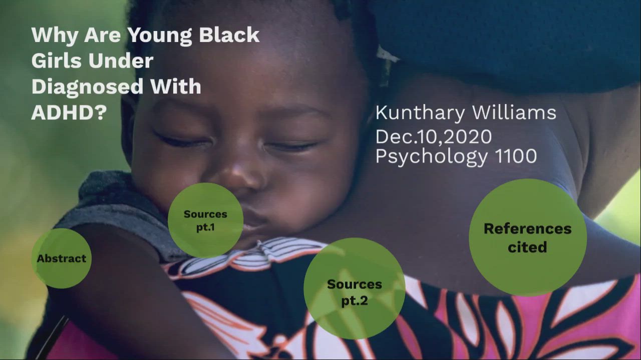 The under diagnosis of ADHD in black girls by Kunthary Williams on ...