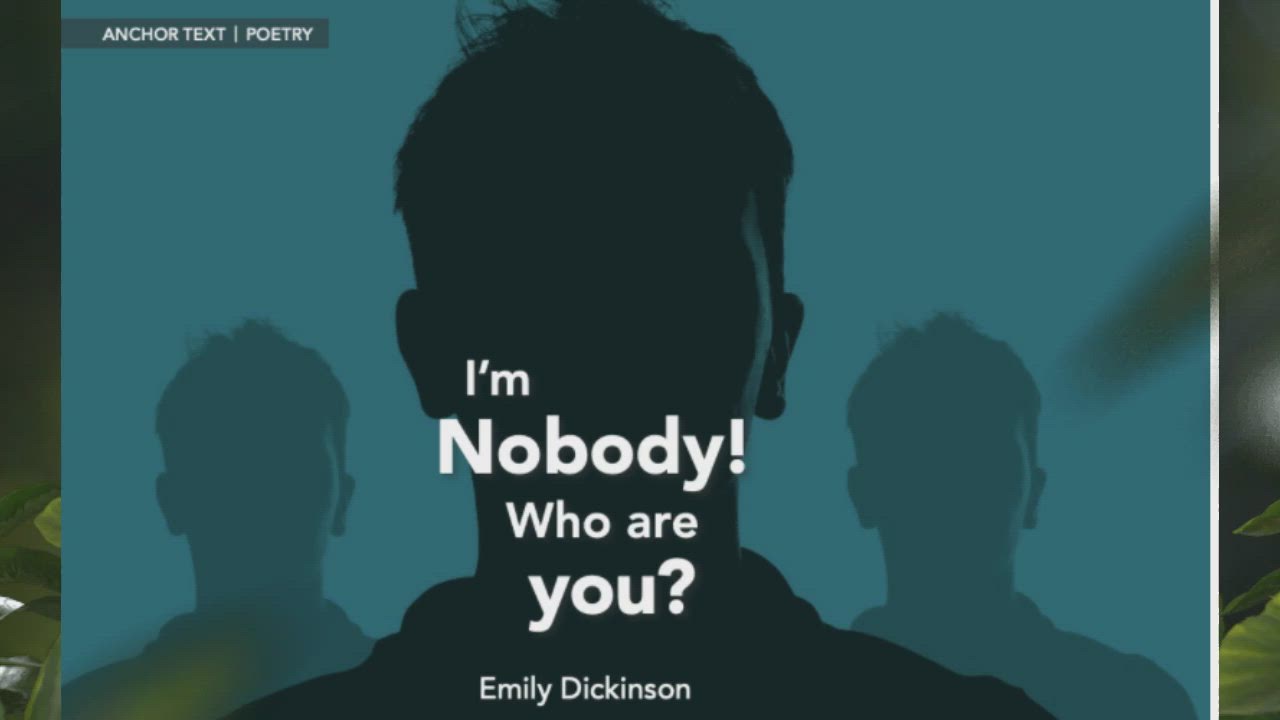 I'm Nobody! Who are you? Analysis- Ms. Fatima by Teacher MAS on Prezi Video