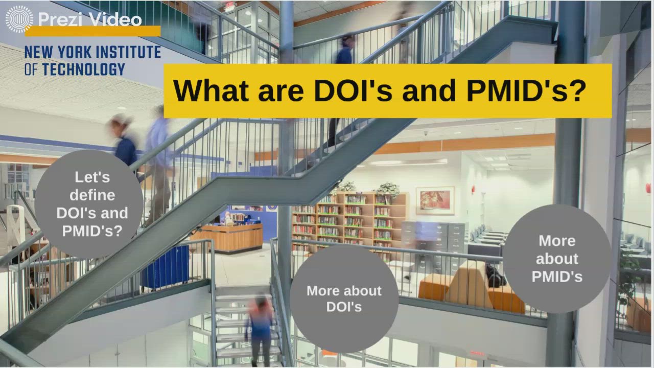 DOI and PMID by Albert Tablante on Prezi Video