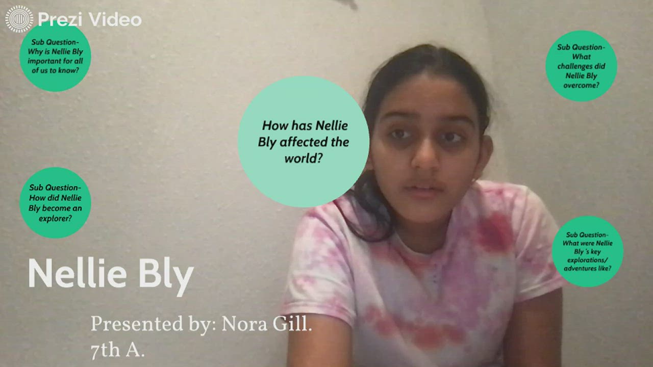 Nora-How Nellie Bly has Affected the World. by Nora Gill on Prezi Video