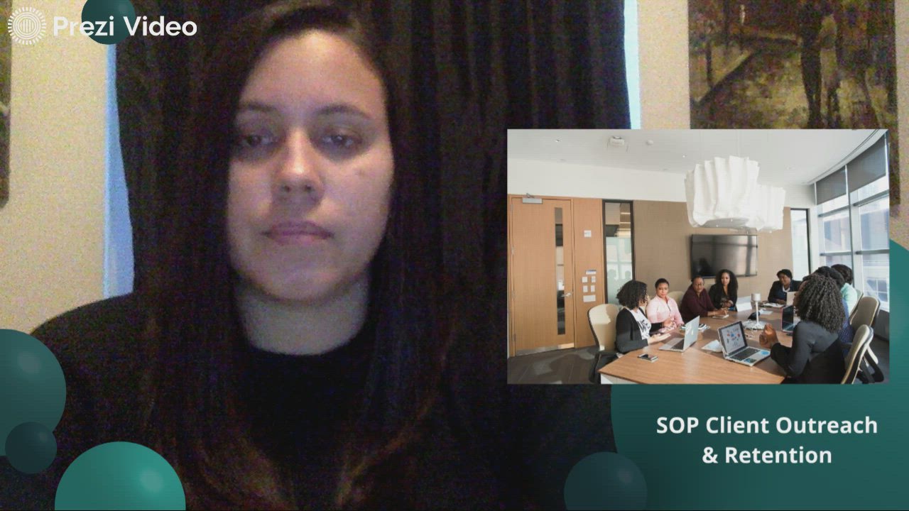 SOP Client Outreach & Retention by Amanda Correa on Prezi Video