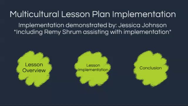 Lesson Plan Implementation by Jessica Johnson on Prezi Video