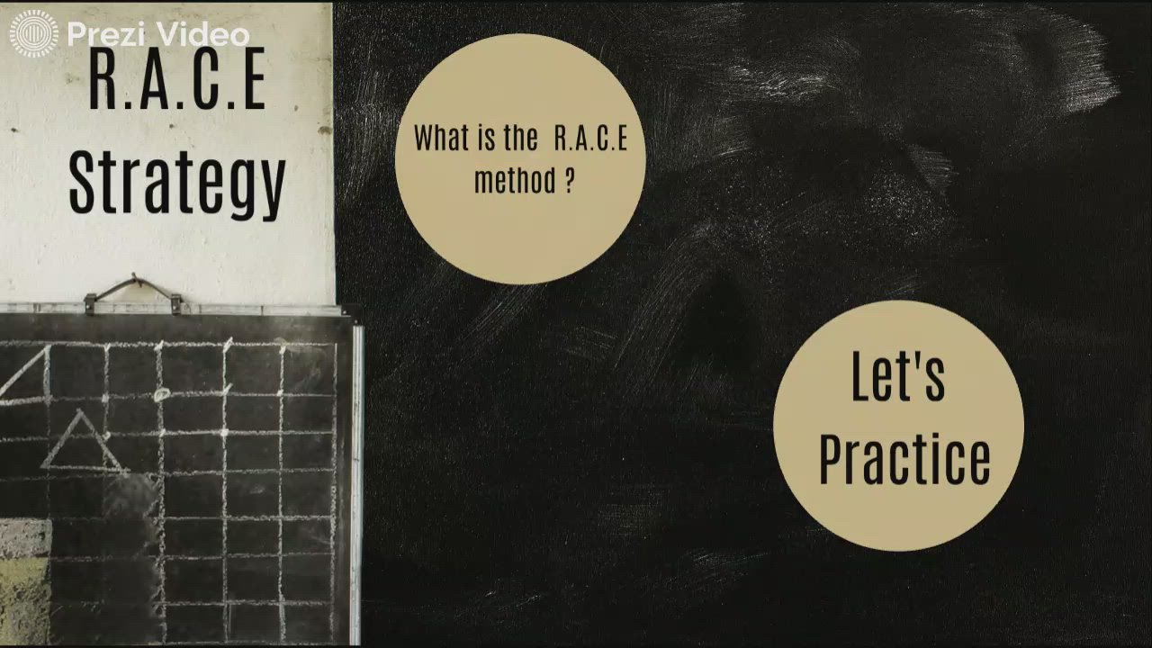 R.A.C.E method by Badr Allouche on Prezi Video