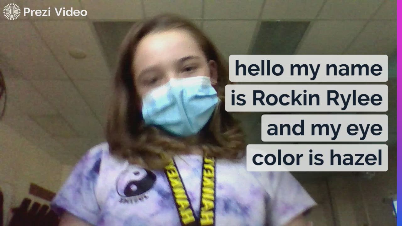 hello my name is Rockin Rylee and my eye color is hazel by Rylee Pierce ...