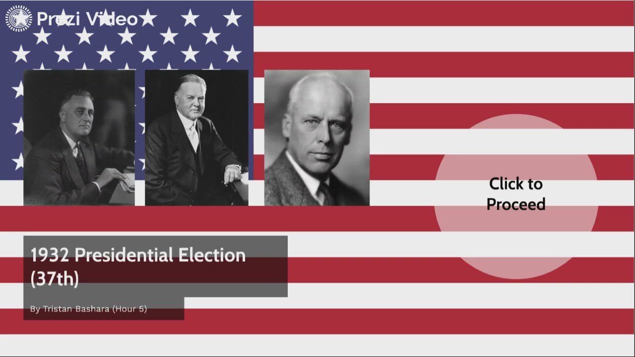 1932 Presidential Election by Tristan Bashara on Prezi Video