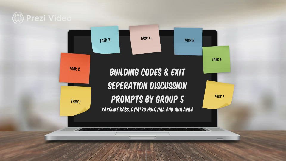 Building Codes and Exit Separation Discussion Prompts by Ana Avila on ...