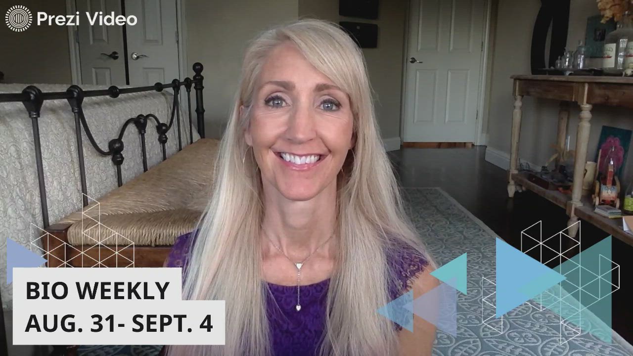 Bio Weekly Aug. 31- Sept. 4 by Julie Frey on Prezi Video