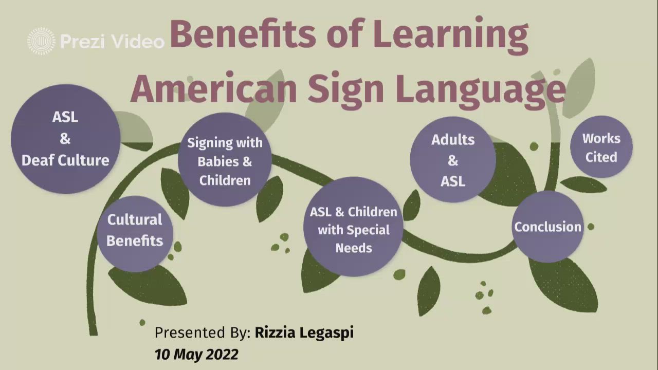 ASL-1 Deaf Culture Presentation by Rizzia Legaspi on Prezi Video