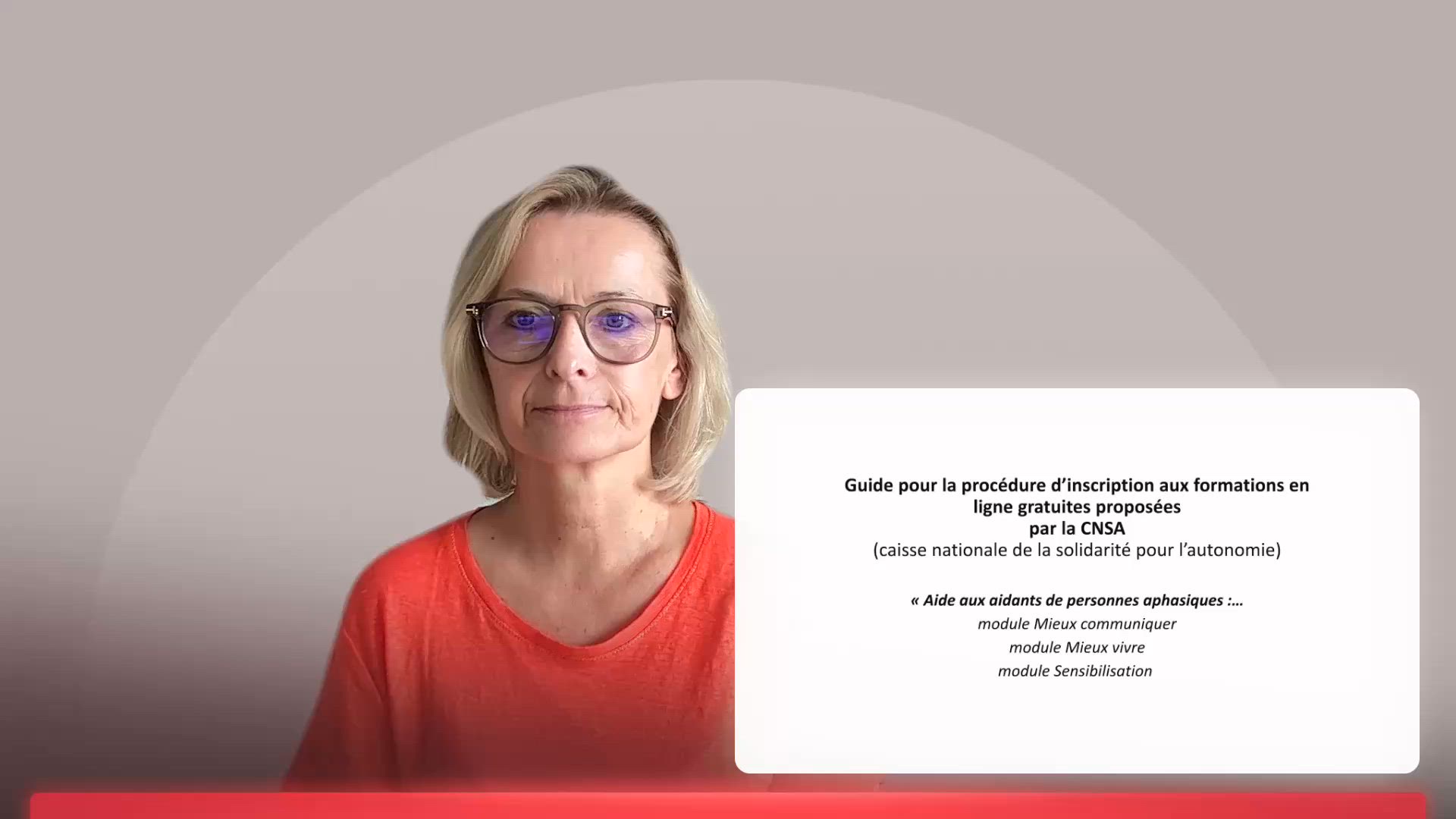 Procédure d'inscription formation aux aidants de personnes aphasiques ...