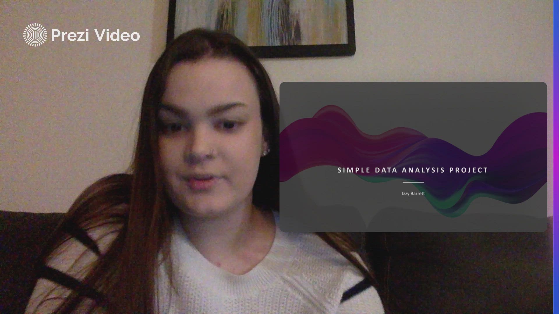 Data Analysis Project By Izzy Barrett On Prezi Video