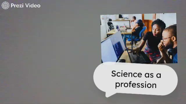 Science as a profession by Егор Тарабукин on Prezi Video