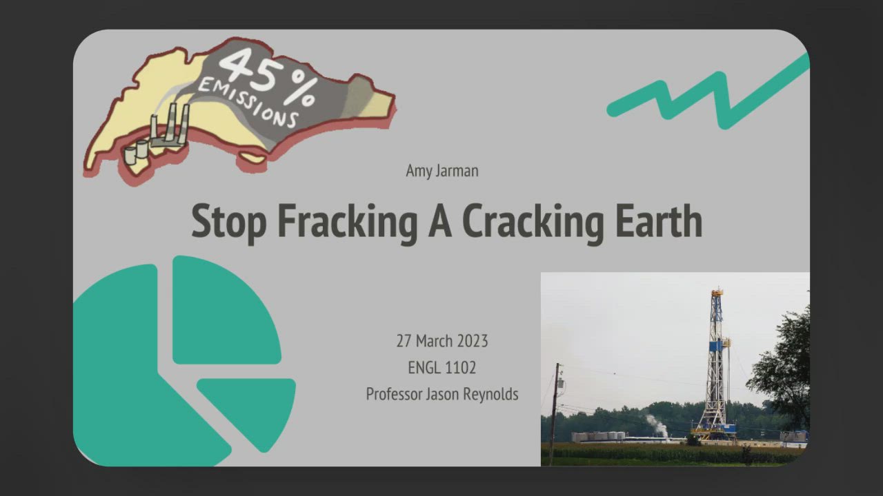 Stop Fracking A Cracking Earth by Amy Jarman on Prezi Video