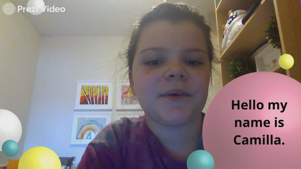 Hello my name is Camilla. by Devin Smith on Prezi Video