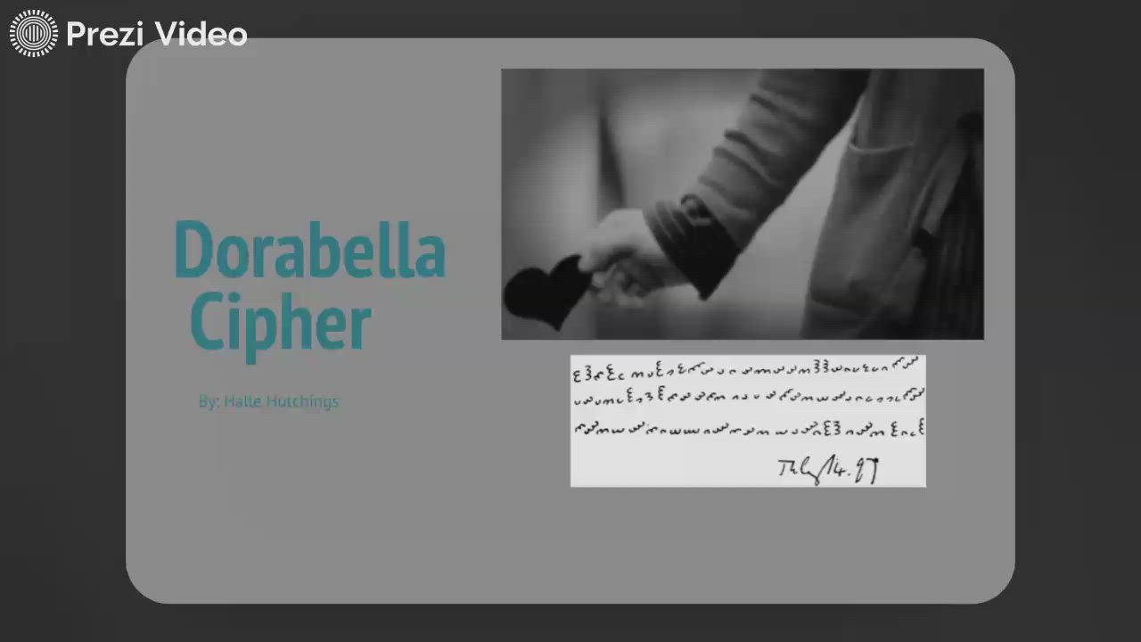 Dorabella Cipher by Halle Hutchings on Prezi Video