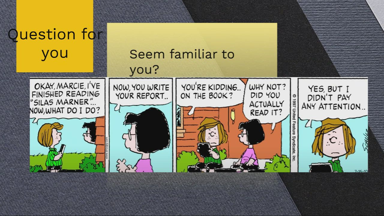 Active vs. Passive Reading by Michael O'Neill on Prezi Video