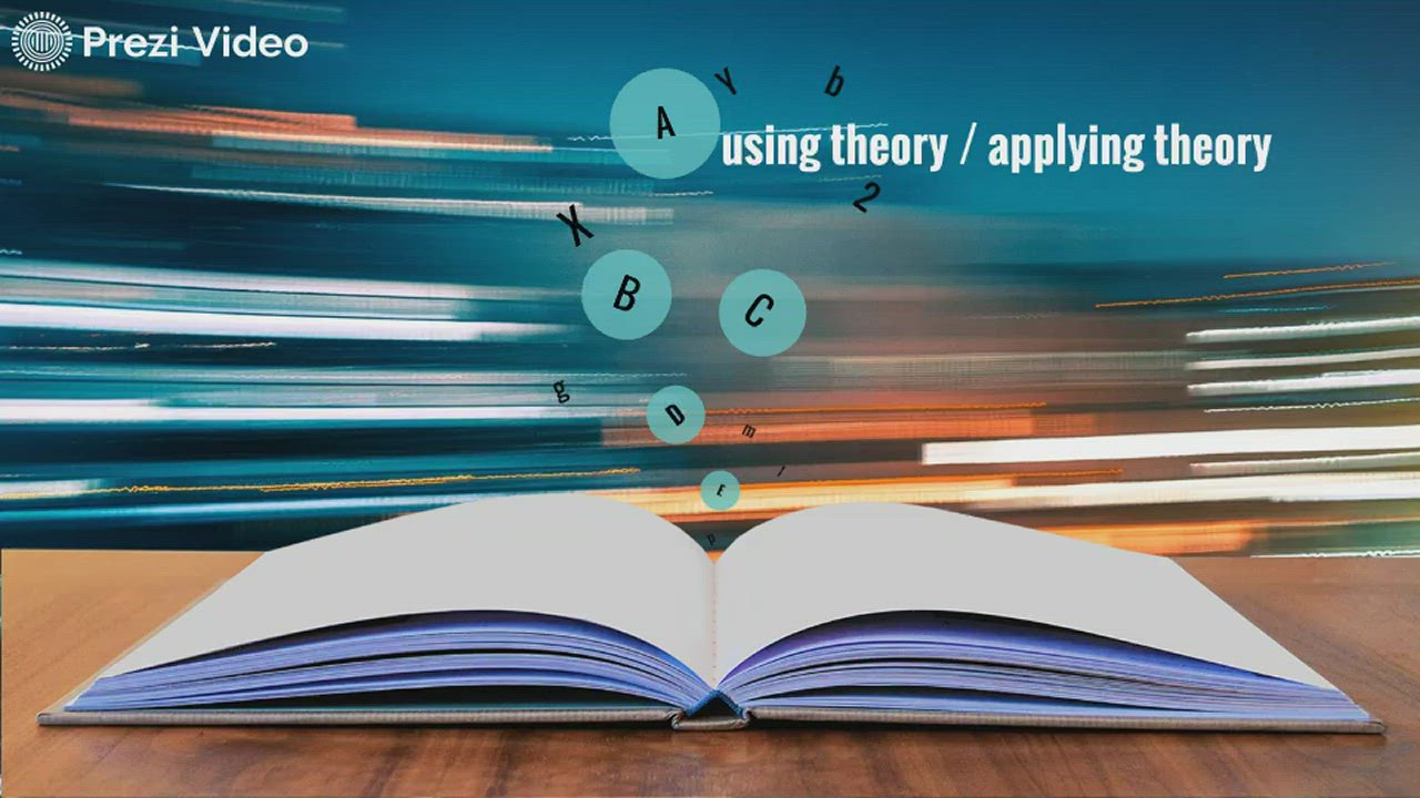 using theory / applying theory by Kate Page-Lippsmeyer on Prezi Video