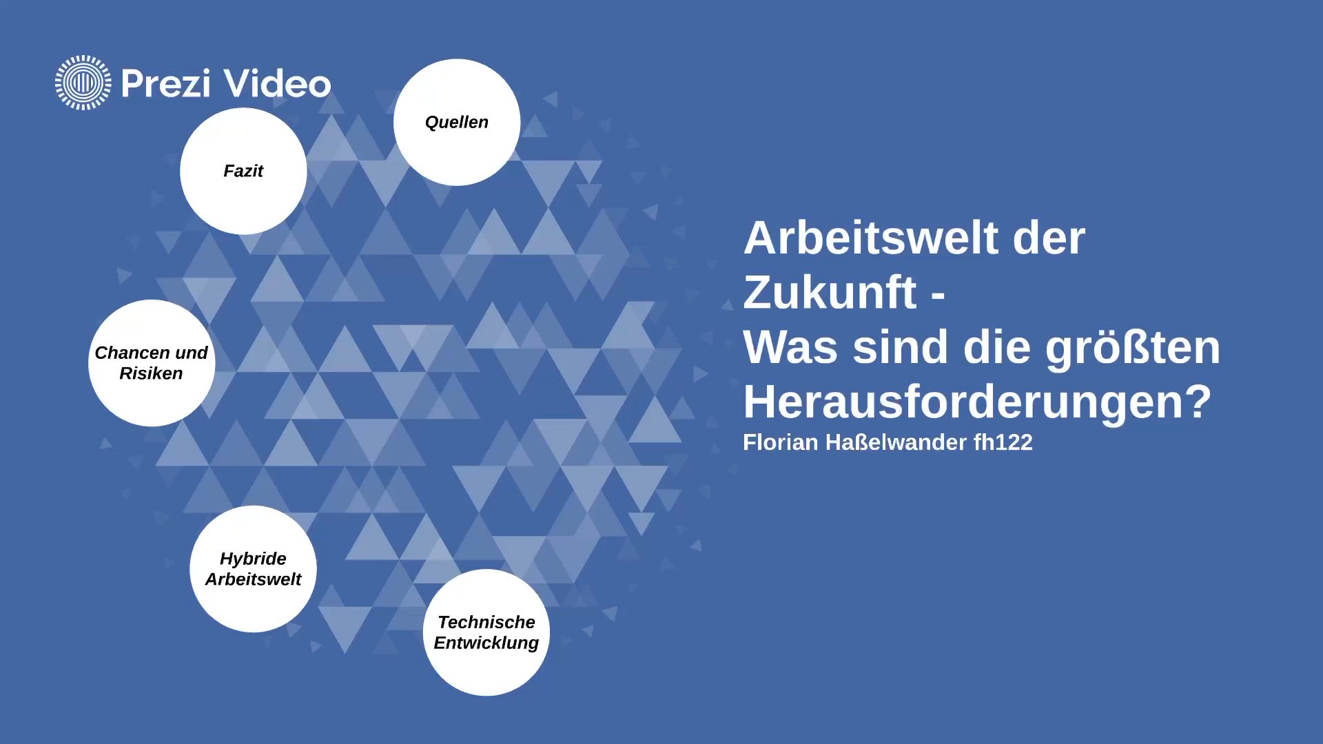 Arbeitswelt der Zukunft by Florian Hasselwander on Prezi Video