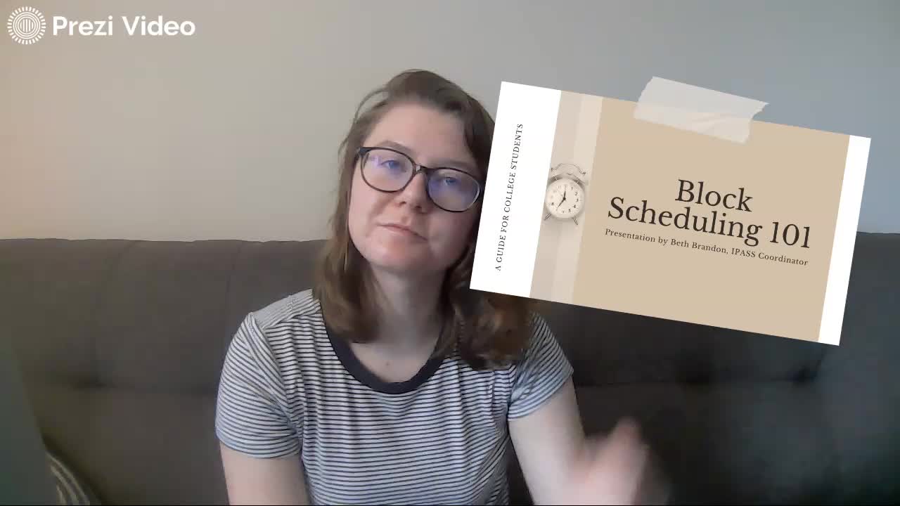 Block Scheduling 101 by IPASS Coordinator on Prezi Video