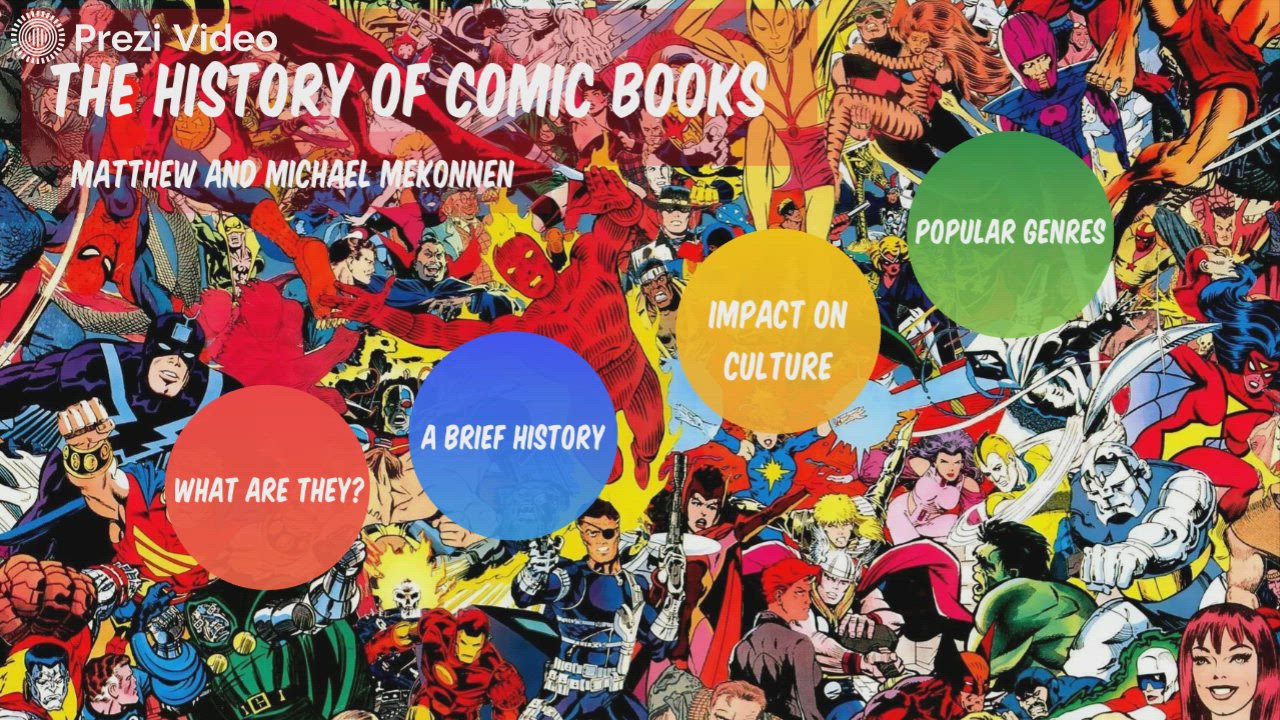 The History of Comics by Matthew Mekonnen on Prezi Video