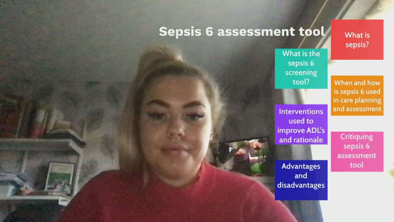 sepsis six assessment tool by Hannah Moody on Prezi Video