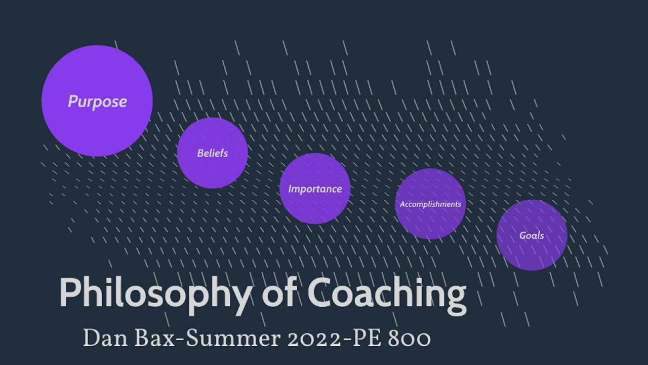 Philosophy of Coaching by Daniel Bax on Prezi Video