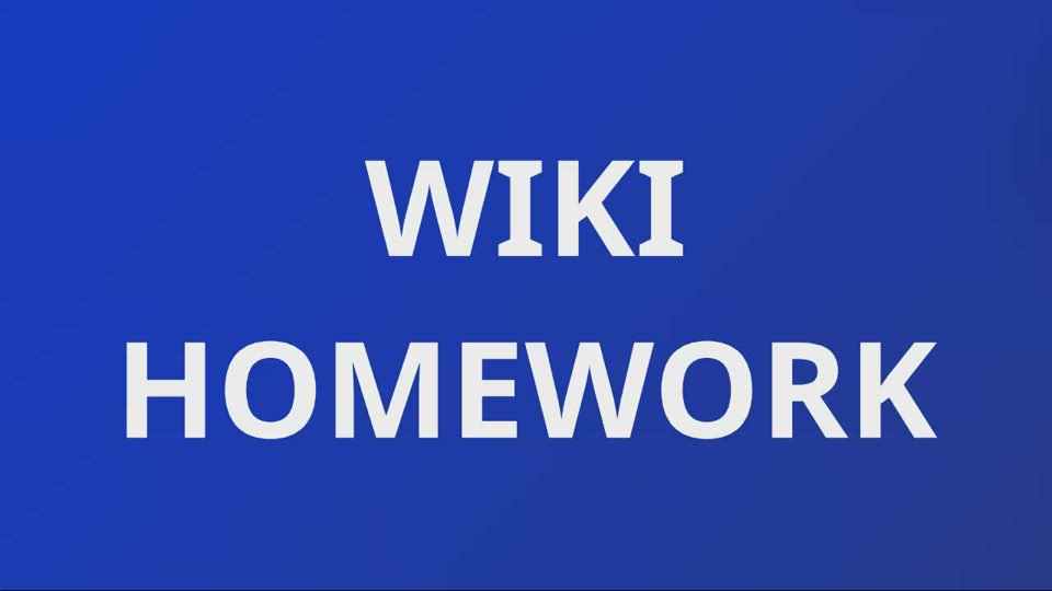 WIKI HOMEWORK by Liam Egan on Prezi Video