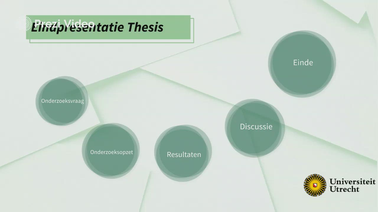 Eindpresentatie Thesis by Sanne Beijer on Prezi Video