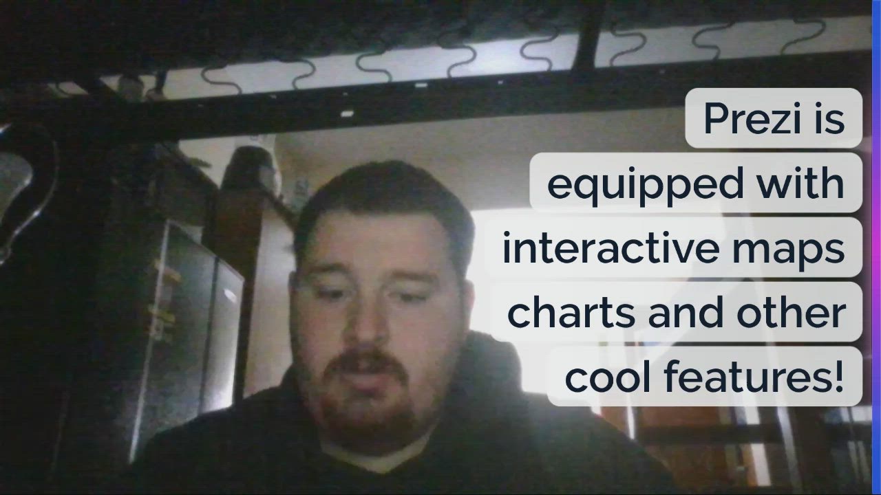 Prezi is equipped with interactive maps charts and other cool features ...