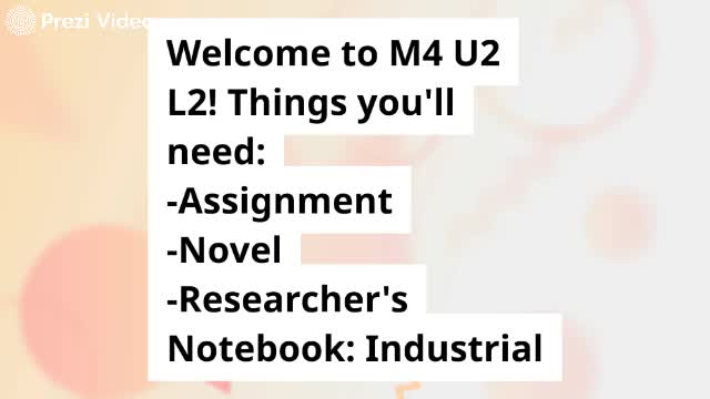 M4 U2 L2: Introducing Researcher's Notebook by Diana Ferati on Prezi Video