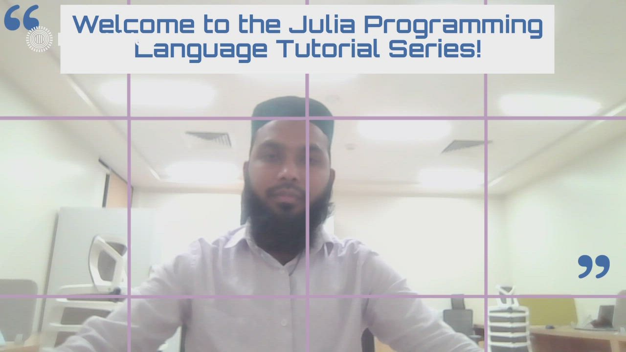 Introduction to Julia Programming by Saidur Rahman on Prezi Video