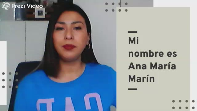 Mi nombre es Ana María Marín by Ana Marin Vega on Prezi Video