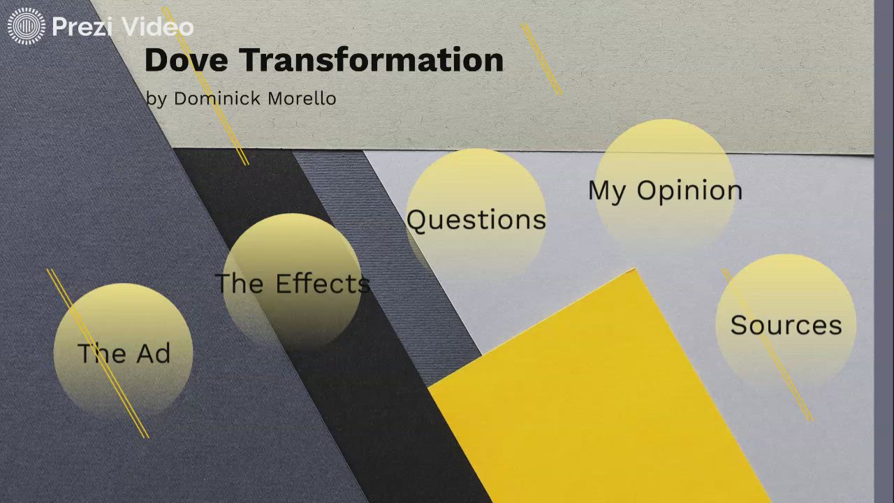 Dove Transformation by Dominick Morello on Prezi Video